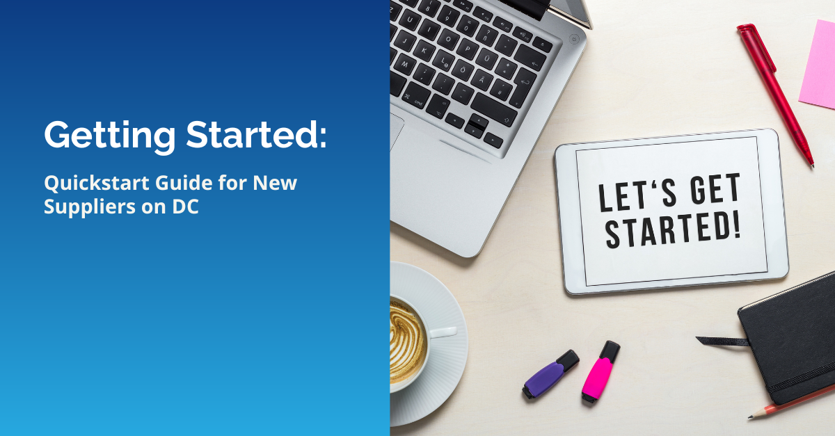 Getting Started: Quickstart Guide for New Suppliers